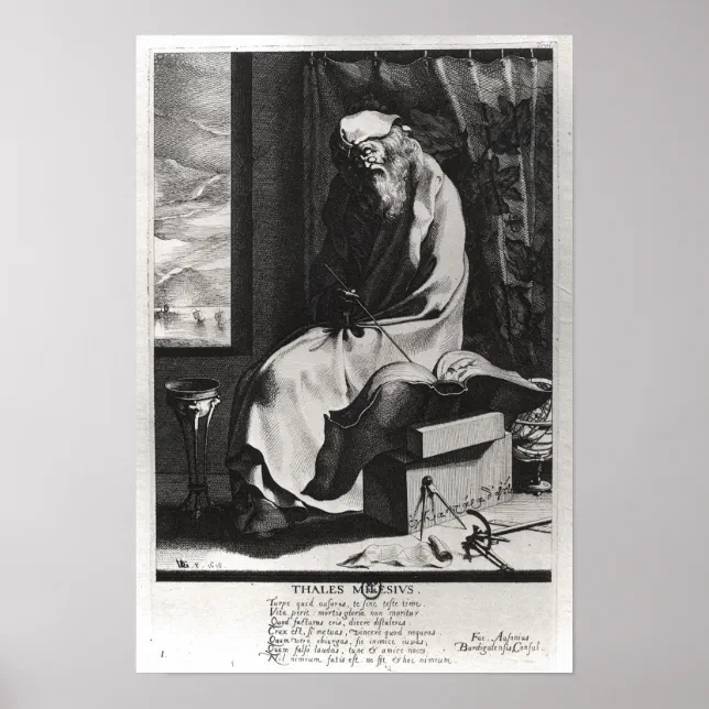 Thales of Miletus Poster | Zazzle