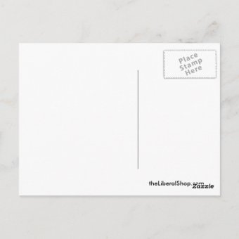 Thank a Liberal Postcard | Zazzle