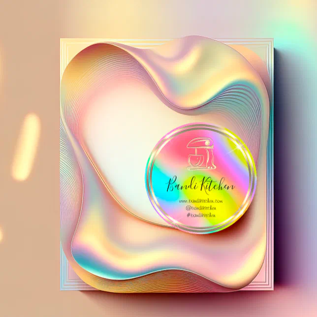 Thank Logo Kitchen Cooking Chef Rainbow Gold Classic Round Sticker | Zazzle