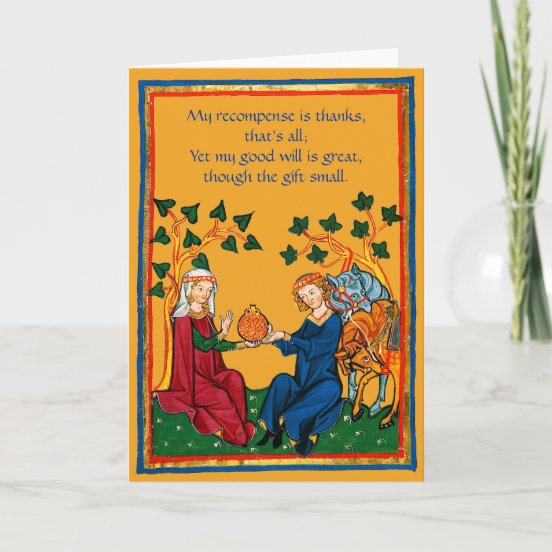 Medieval Thank You Cards | Zazzle