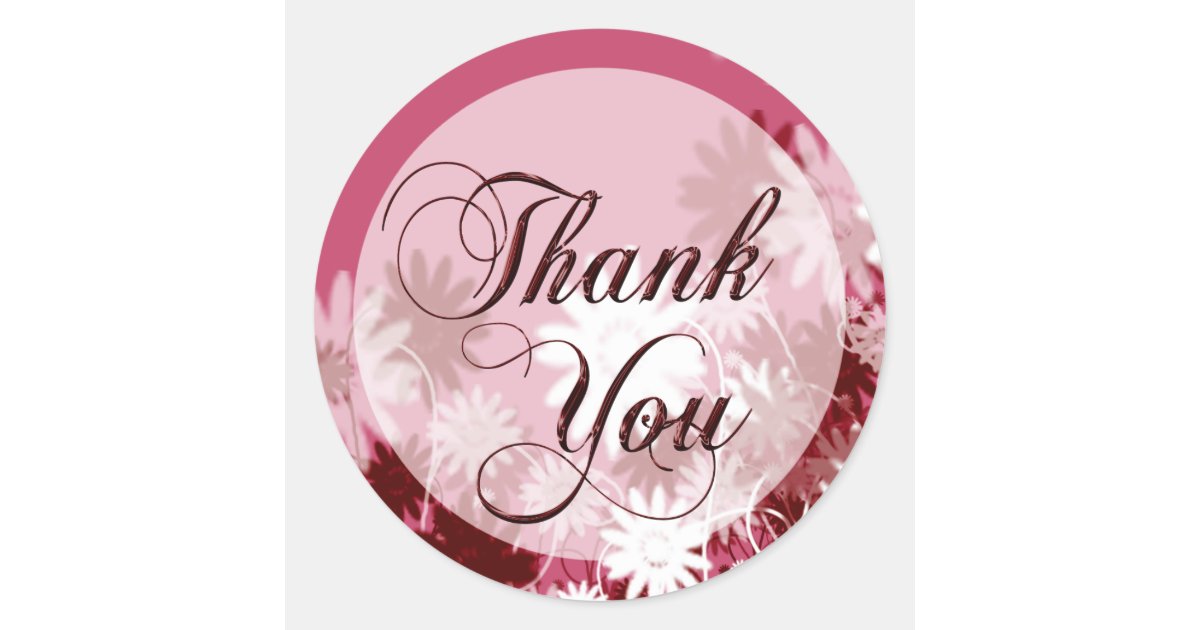 Thank You Acknowledgement Envelope Seal | Zazzle