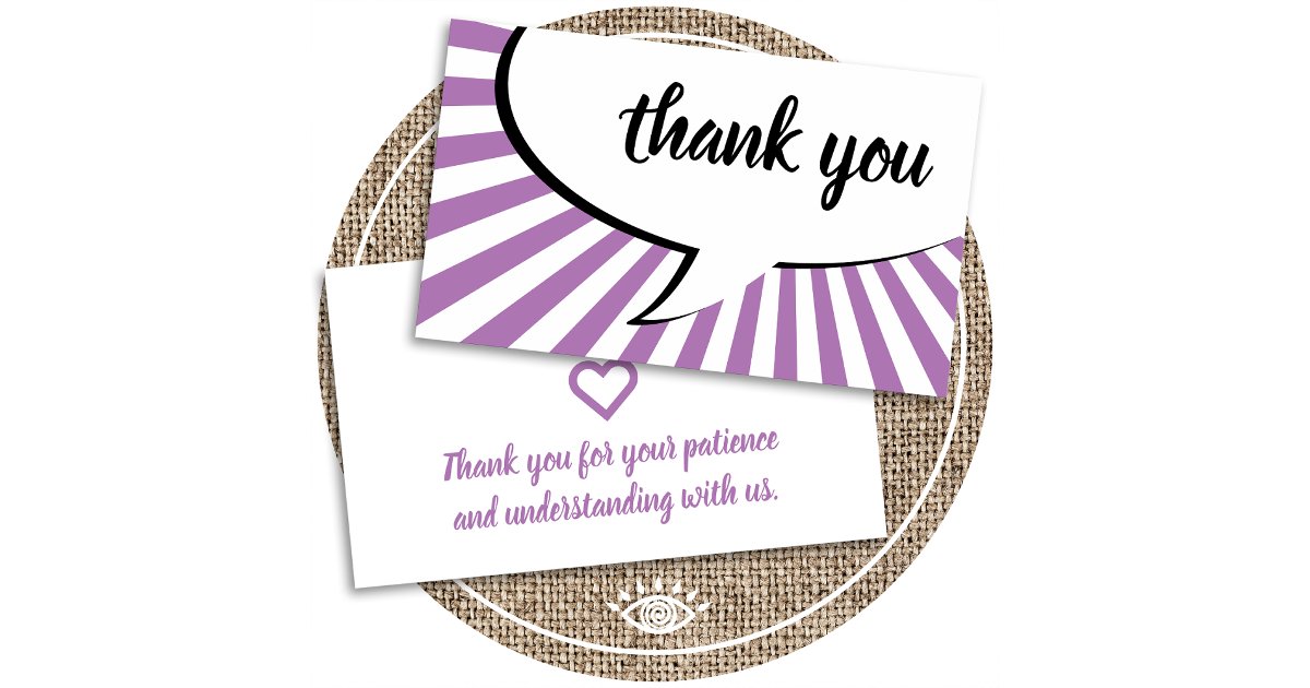 thank you alzheimers patience hand out cards | Zazzle