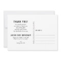 Newborn Baby Thank You Photo Birth Announcement | Zazzle
