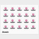 Thank you Back to School watercolor apple Classic Round Sticker | Zazzle