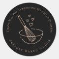 Thank You Baking Business Sticker | Zazzle