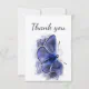 Thank You Beautiful Blue Butterfly | Zazzle