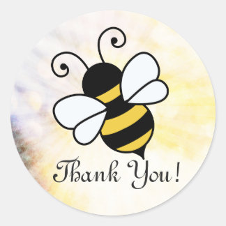 Bee Thank You Stickers | Zazzle