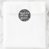 Thank You Business Modern Customer Appreciation Classic Round Sticker ...