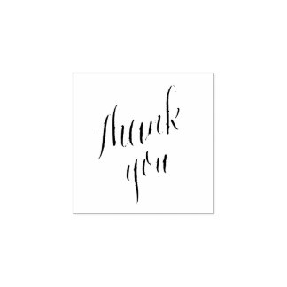 Thank You Rubber Stamps | Zazzle