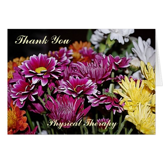 Thank You Card For Physical Therapy | Zazzle.com