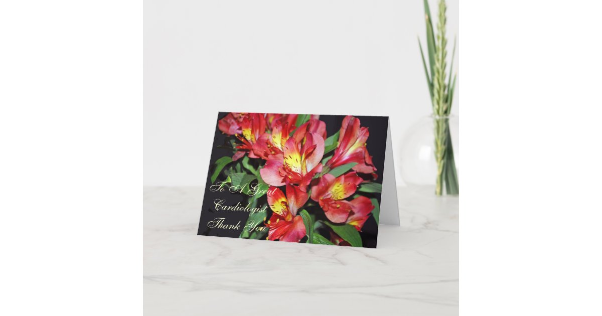 Thank You Cardiologist Card | Zazzle