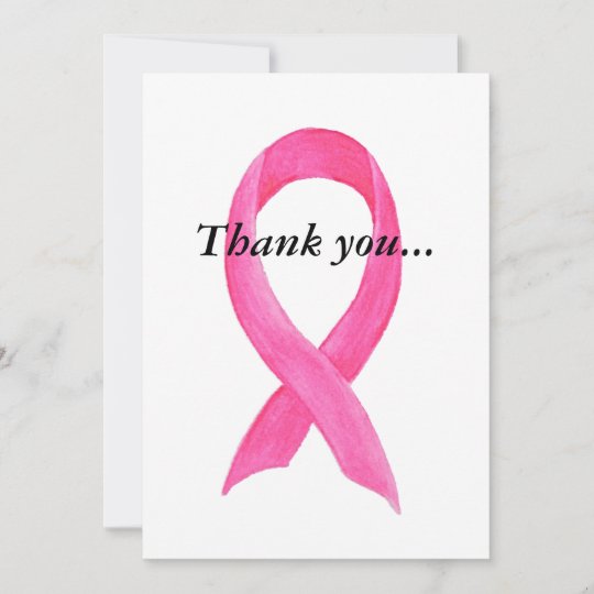 Thank you cards for Cancer Research Contributions | Zazzle.com