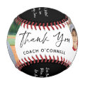 Thank You Coach Appreciation Photos & Team Roster Baseball | Zazzle