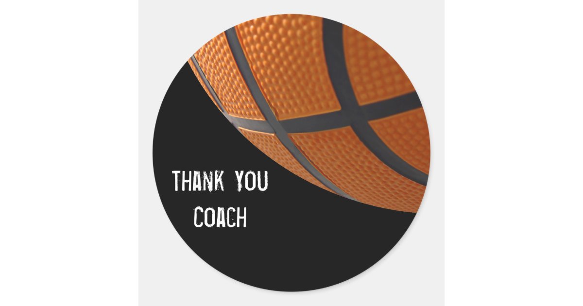 Thank You Coach Stickers | Zazzle