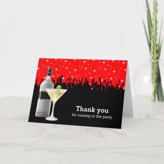 Thank you Cocktail party | Zazzle.com