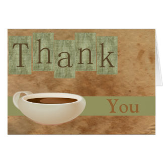 Coffee Thank You Cards - Greeting & Photo Cards | Zazzle