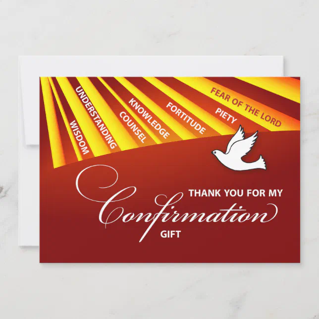 Thank You, Confirmation Personalize, Cust Thank You Card | Zazzle