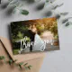THANK YOU | Country text wedding thank you card | Zazzle