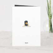 Thank You Crow greeting card | Zazzle