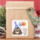 Thank You Customized Poop Emoji Birthday Stickers | Zazzle