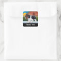 Thank You Cute Beagle Puppy Dog Sticker | Zazzle