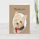 Thank You Cute Little Yorkshire Terrier Yorkie Dog | Zazzle