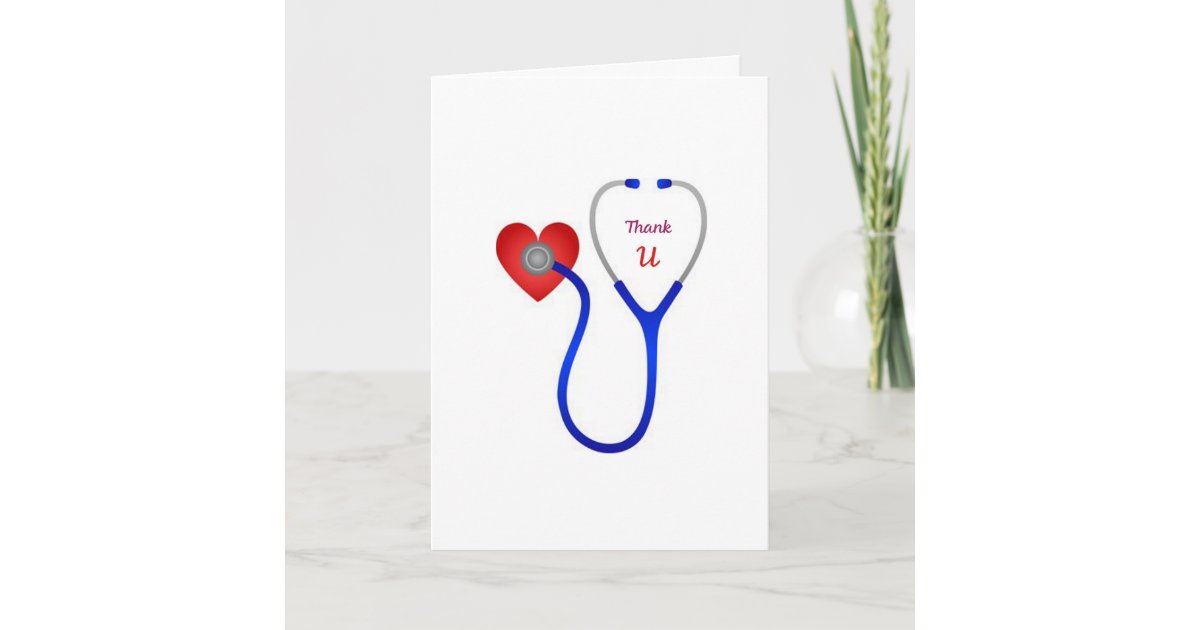 Thank You Doctor Card | Zazzle