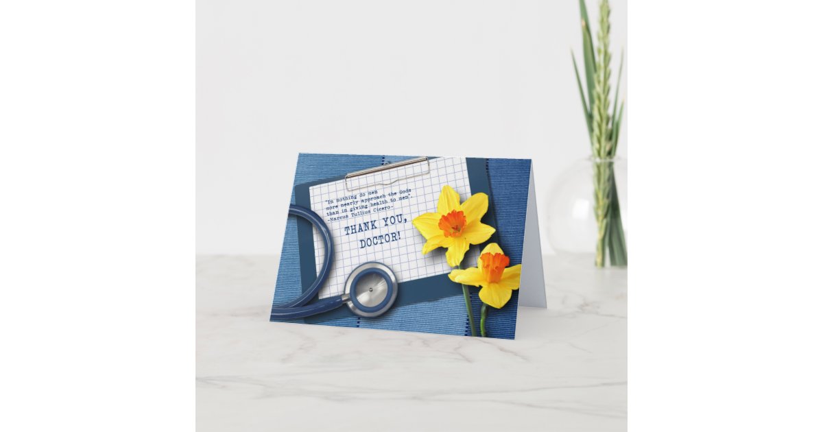 Thank You, Doctor. Doctors' Day Greeting Cards | Zazzle