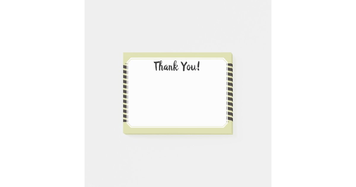 Thank you employee recognition post-its post-it notes | Zazzle