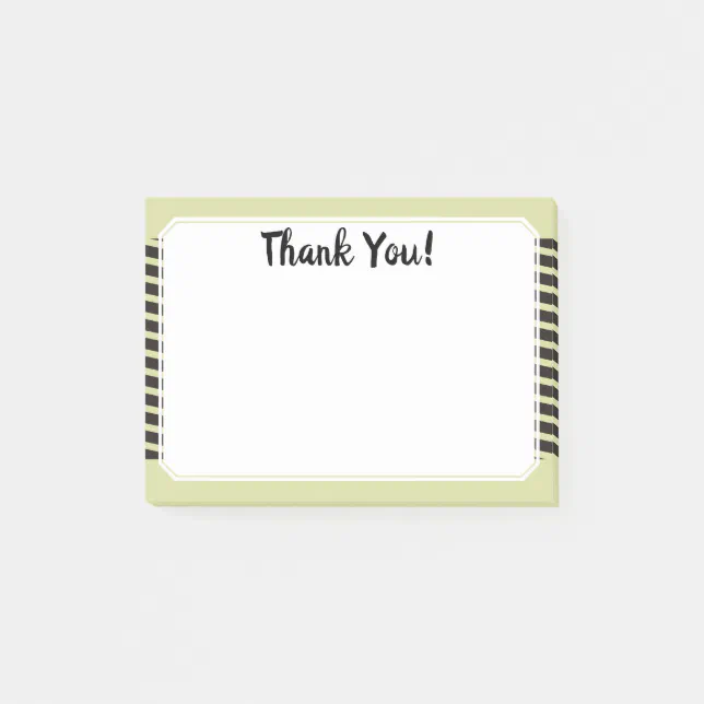 Thank you employee recognition post-its post-it notes | Zazzle