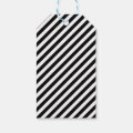 Thank You Favor Black and White Gift Tags | Zazzle