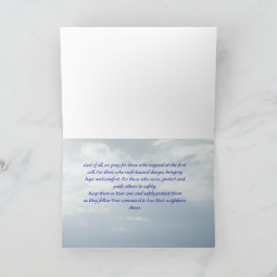 Thank You First Responders Card | Zazzle