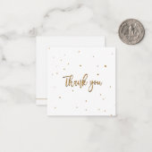 THANK YOU Flat Note Card | Zazzle