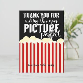 Thank you for a picture perfect year teacher gift invitation | Zazzle
