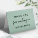 Thank you for Making a Difference Card | Zazzle