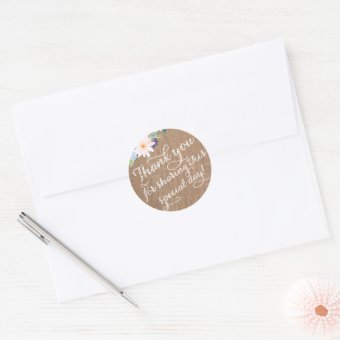 Thank you for sharing this special day stickers | Zazzle