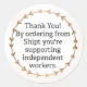 Thank You For Using Shipt Classic Round Sticker | Zazzle
