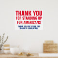 Thank You for Voting For Legislation Template Poster | Zazzle