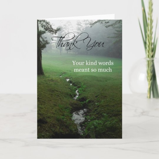 Thank You For Your Expression of Sympathy Card | Zazzle.com