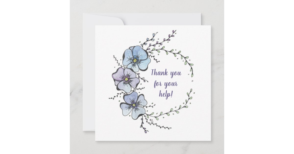 Thank you for your help | Zazzle
