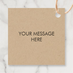 Thank You For Your Helping Hands Gift Tag, Kraft Favor Tags | Zazzle