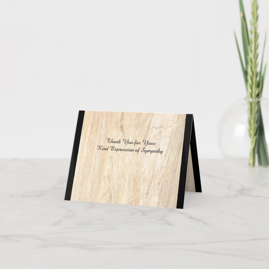 Thank You for Your Kind Expression of Sympathy | Zazzle