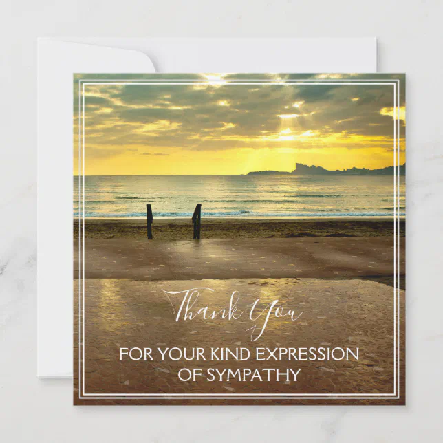 Thank You For Your Kind Expression Of Sympathy | Zazzle