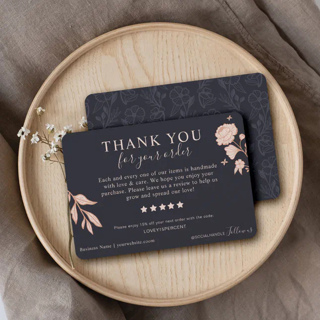 Thank you for your Order Please Leave Us A Review | Zazzle
