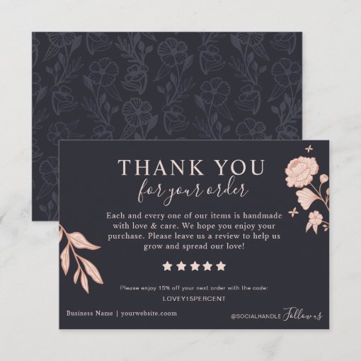 Thank you for your Order Please Leave Us A Review | Zazzle