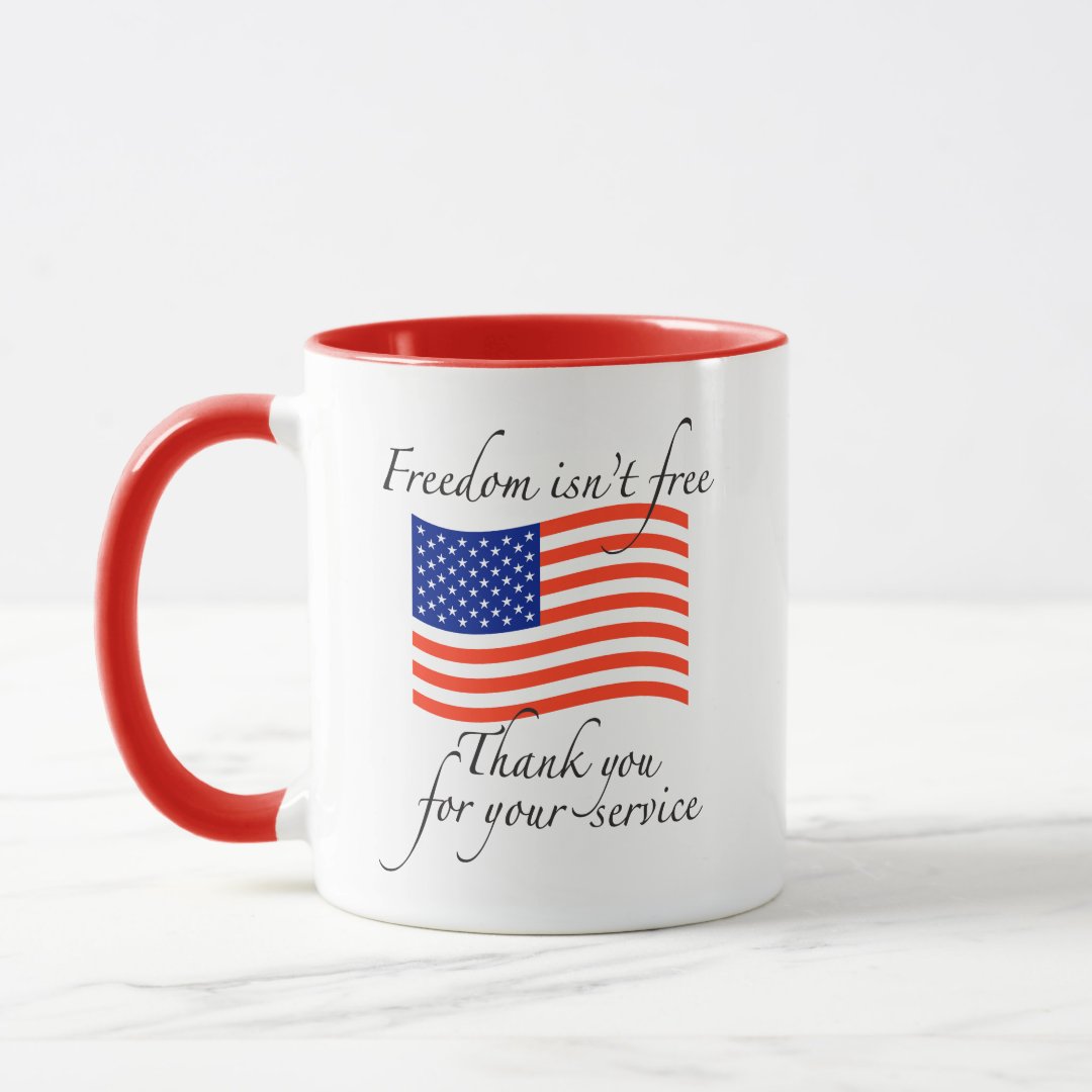THANK YOU FOR YOUR SERVICE COMBO MUG | Zazzle