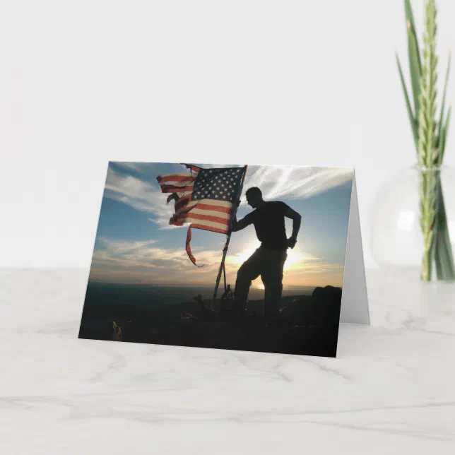 Thank You For Your Service Greeting Card | Zazzle