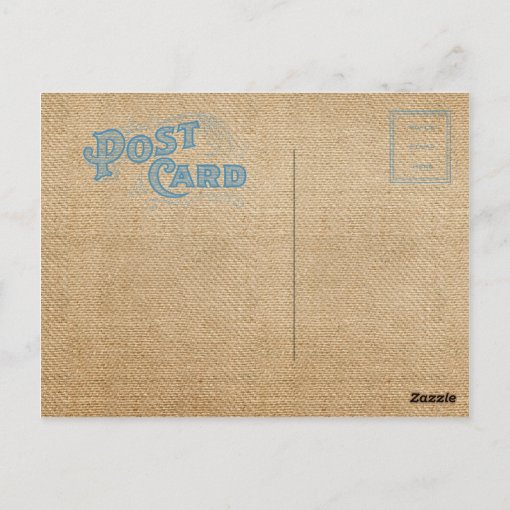 Thank You For Your Service Military Burlap Flag Postcard | Zazzle