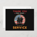 Thank you for your Service Postcard | Zazzle