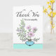 Thank You for Your Sympathy, Flower Arrangement Card | Zazzle